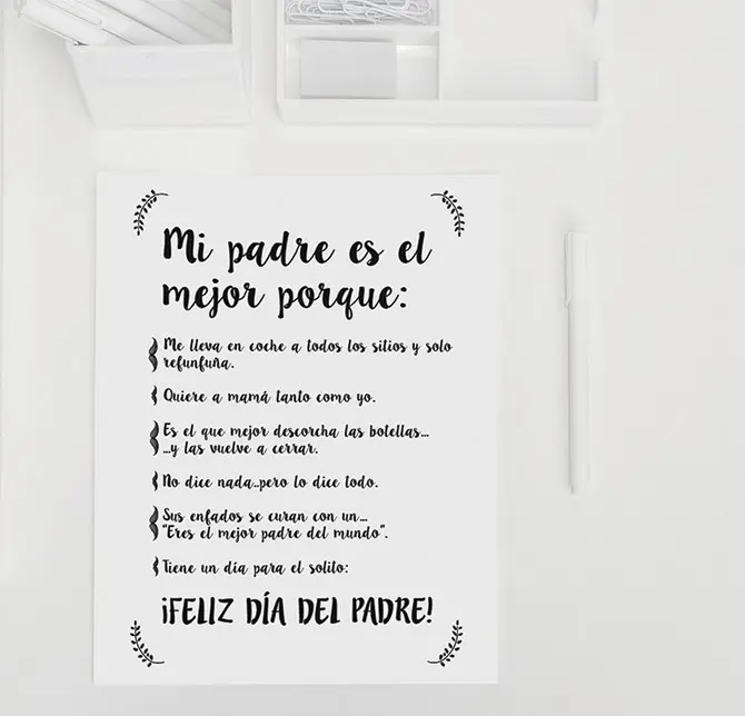 7 ideas de regalos para el Día del Padre - Etapa Infantil