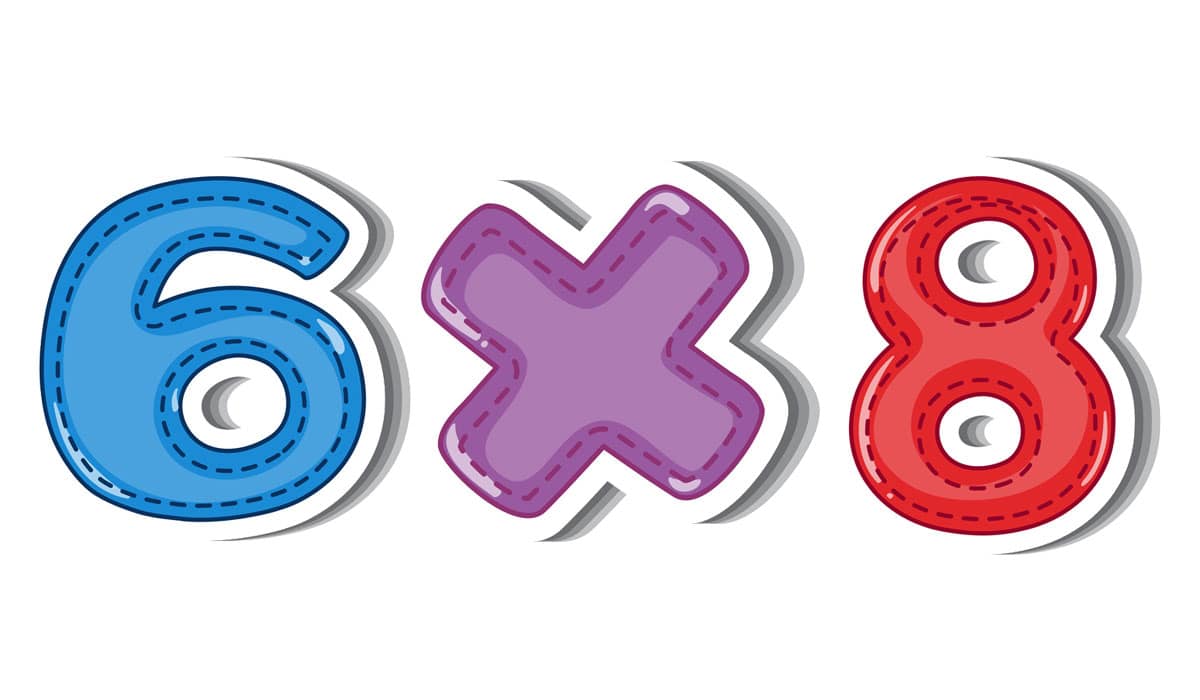 Aprender la tabla de multiplicación del 6 | Babys Blogger