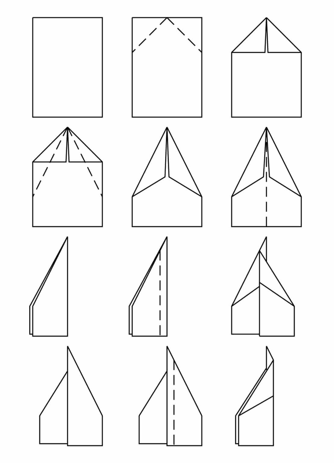 5 aviones de papel míticos para hacer con niños - Etapa Infantil